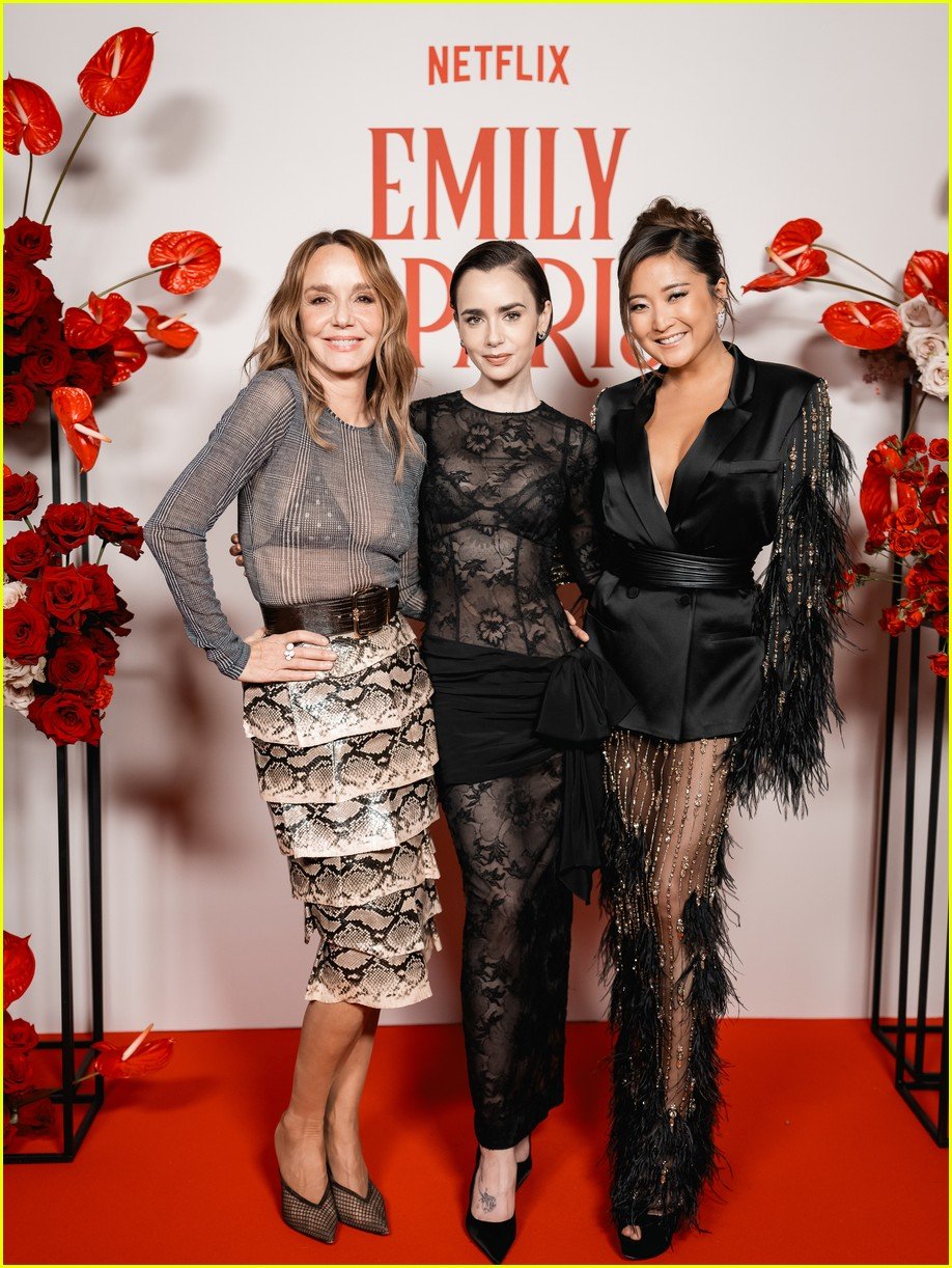 'Emily In Paris' Stars Lily Collins, Ashley Park & Philippine Leroy-Beaulieu Take Over Venice to ...