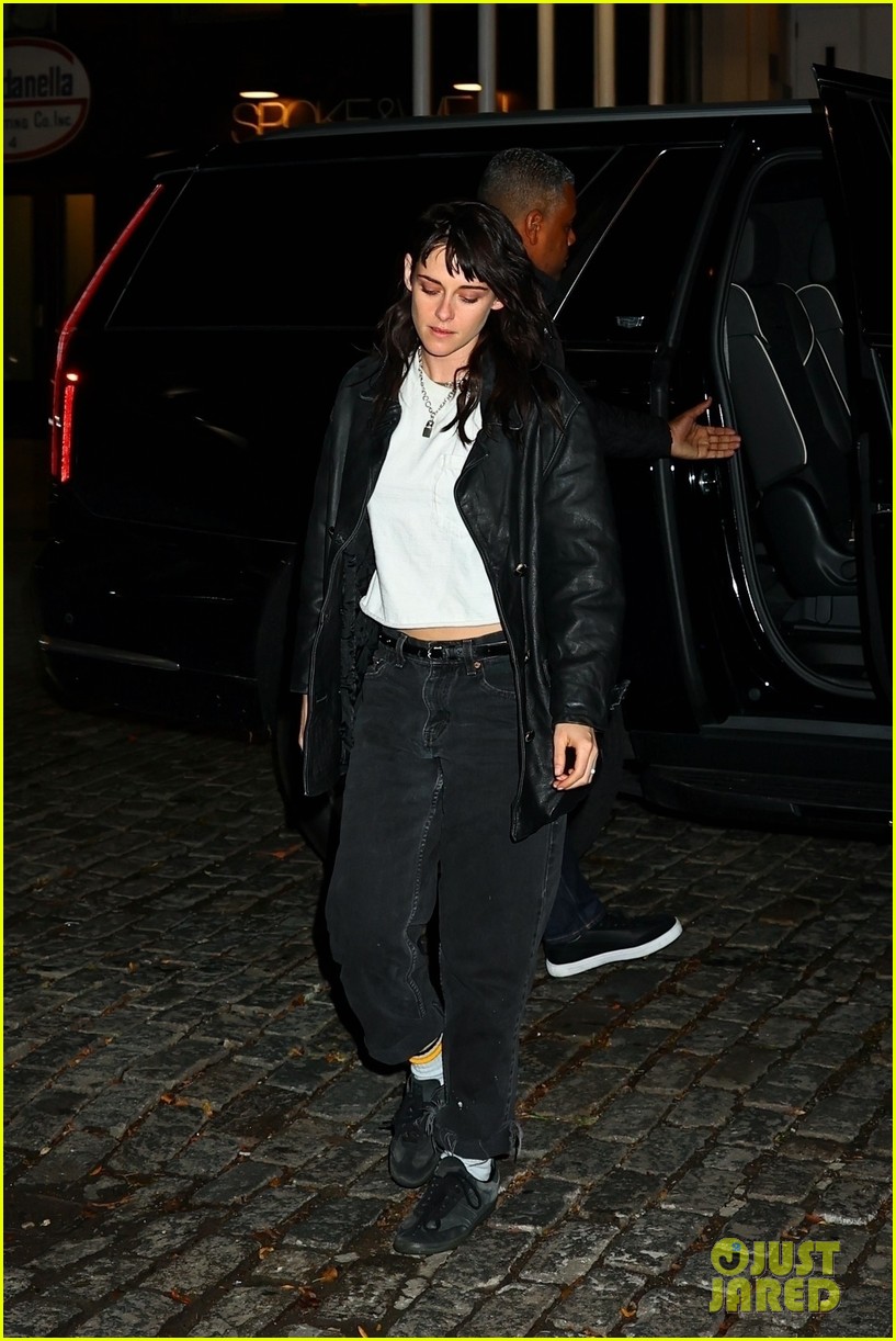 Kristen Stewart Rocks Mini Skirt & Combat Boots in New York: Photo ...