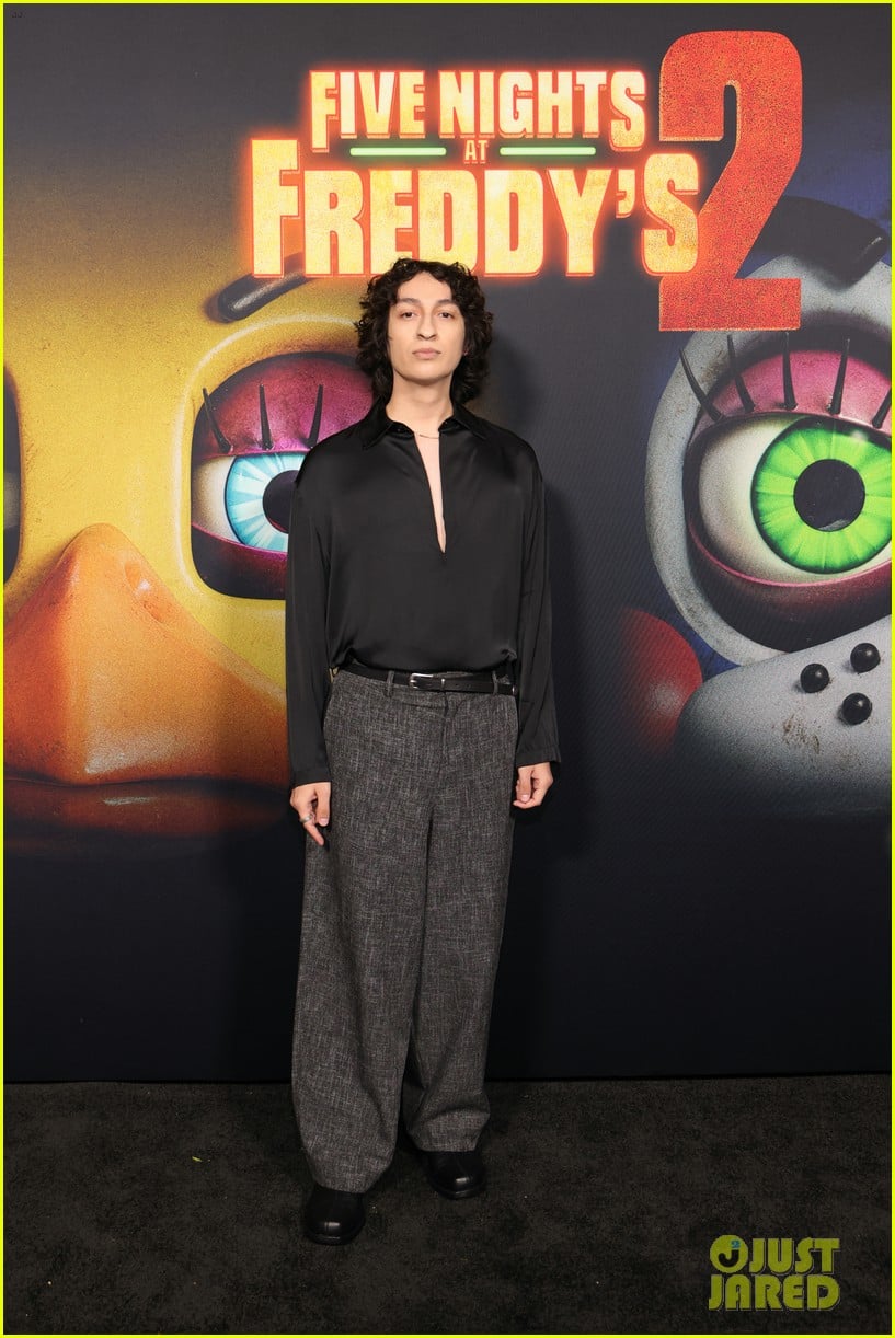 Elizabeth Lail Wears Sheer Red Dress For 'Five Nights at Freddy's 2 ...