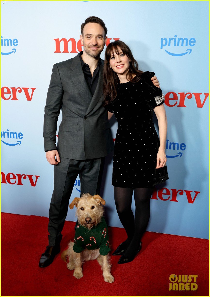 Zooey Deschanel & Charlie Cox Step Out for 'Merv' Premiere!: Photo ...