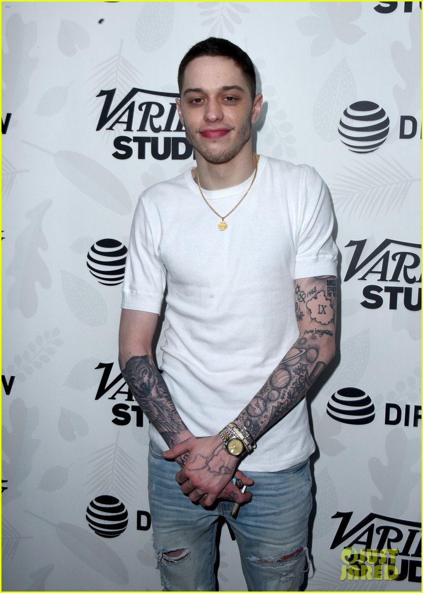 Pete Davidson Shows Off Tattoo Removal Progress While Holding Newborn ...