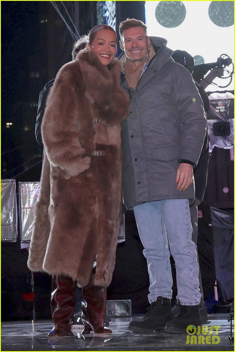 Ryan Seacrest & New Year's Eve Co-Host Rita Ora Prep for ABC's 'New ...