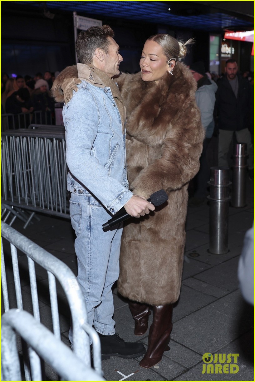 Ryan Seacrest & New Year's Eve Co-Host Rita Ora Prep for ABC's 'New ...