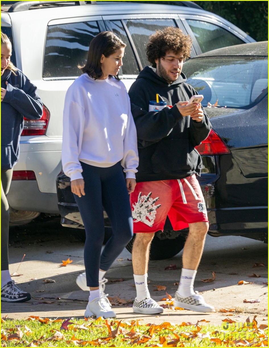 Selena Gomez & Husband Benny Blanco Kick Off Week with a Family Stroll ...