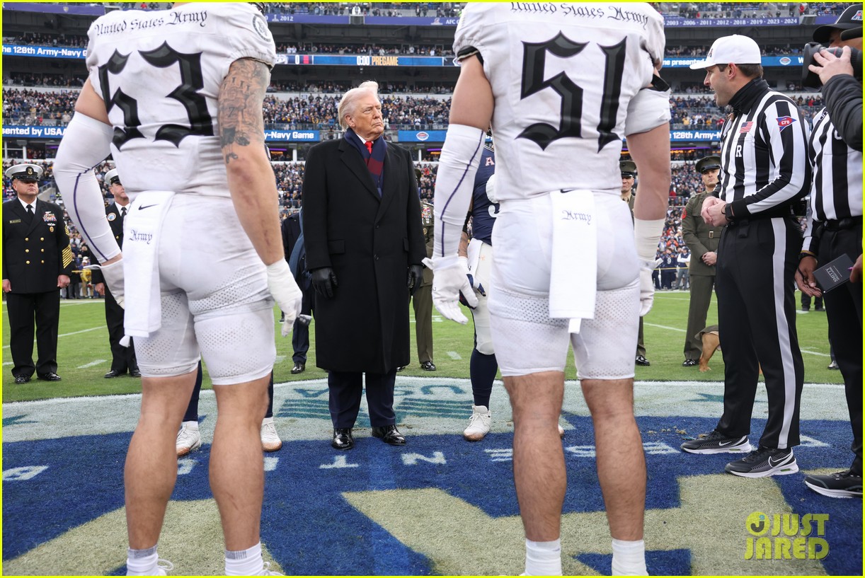 Trump Flubs Coin Toss at Army-Navy Football Game 2025, Immediately Goes ...