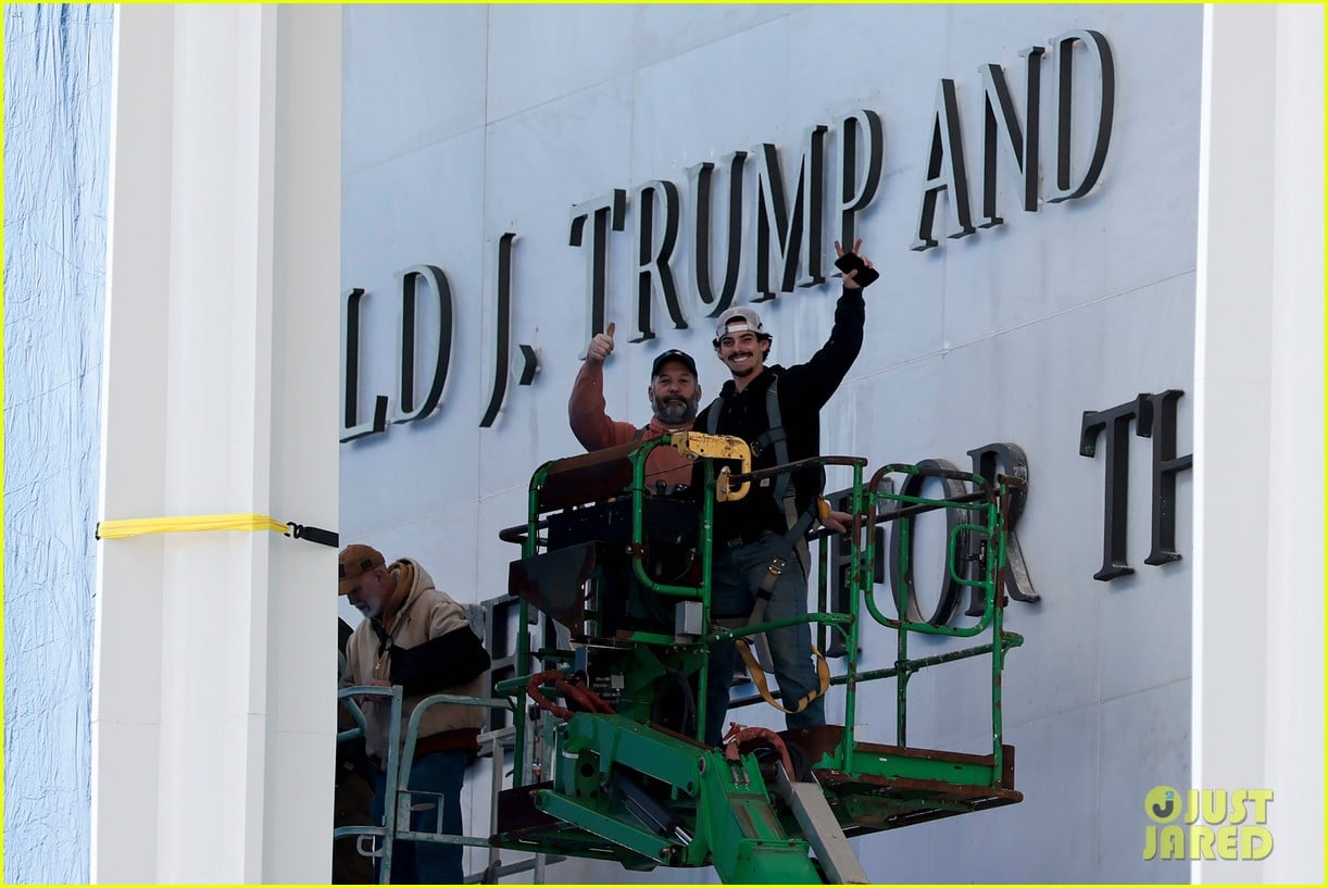 Trump's Name Is Already Being Added to Kennedy Center Building, One Day ...