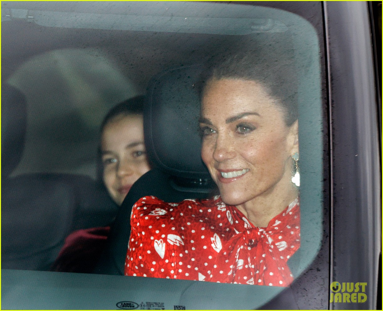 Prince William Drives Wife Kate Middleton & Their Kids to Royal Family ...