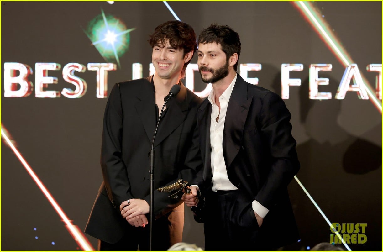 Arden Cho & Dylan O'Brien Have 'Teen Wolf' Reunion at Astra Film Awards ...