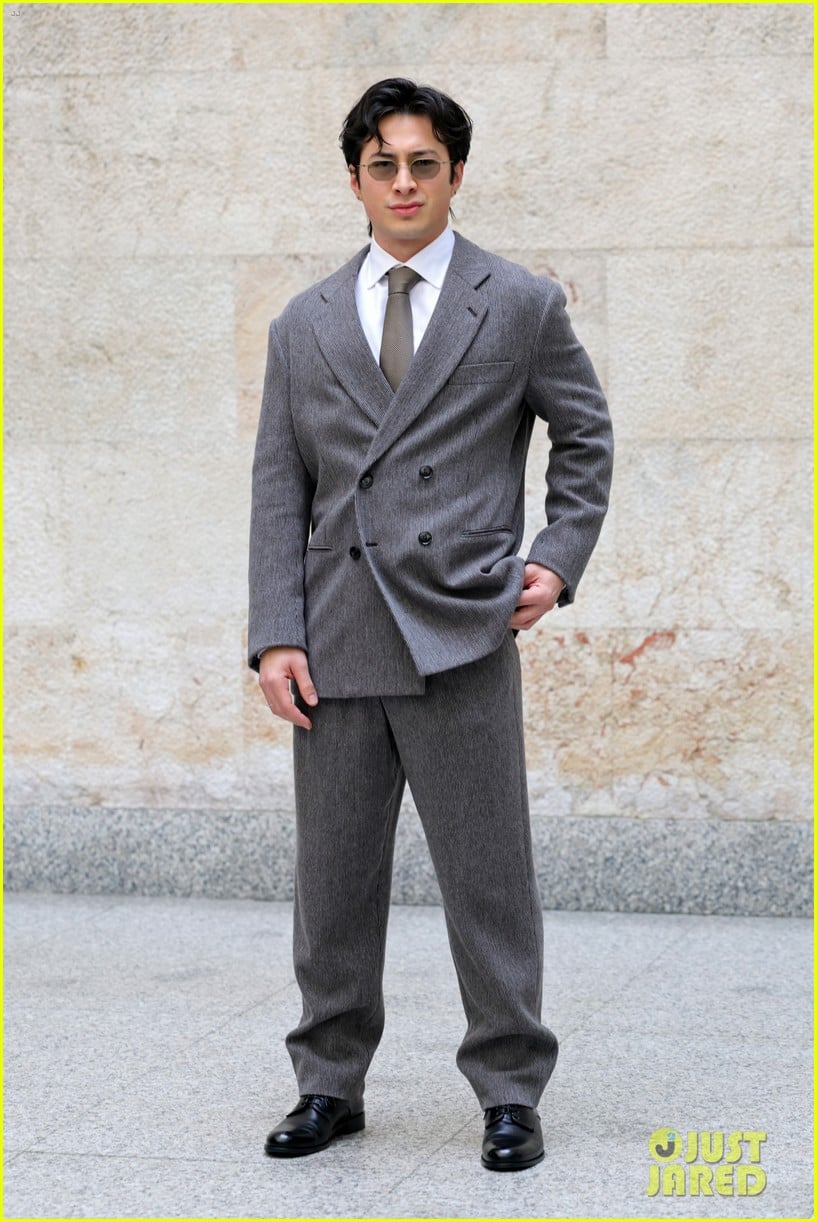 Hudson Williams & Tom Blyth Step Out for Giorgio Armani Fashion Show in ...