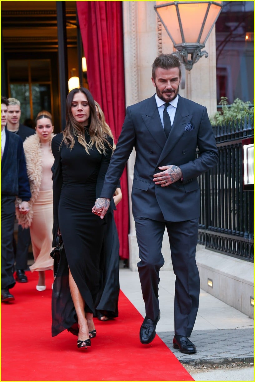 David & Victoria Beckham Put on United Front with 3 of Their Kids After ...