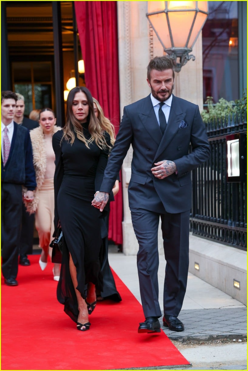 David & Victoria Beckham Put on United Front with 3 of Their Kids After ...