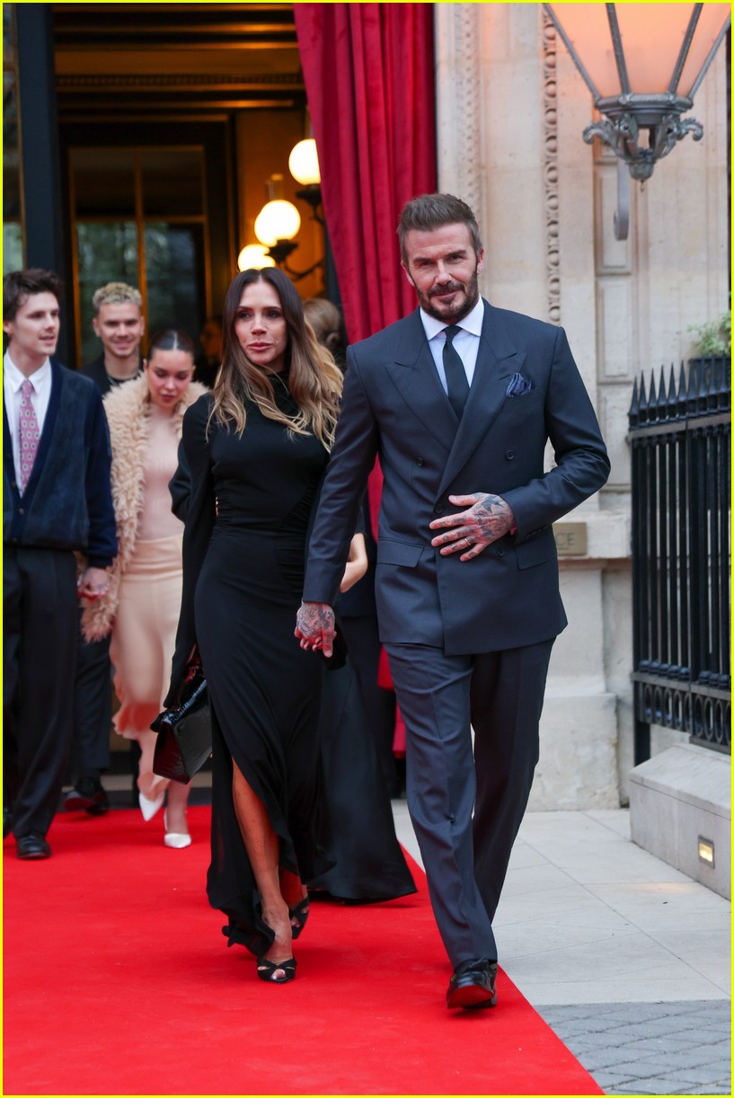David & Victoria Beckham Put on United Front with 3 of Their Kids After ...