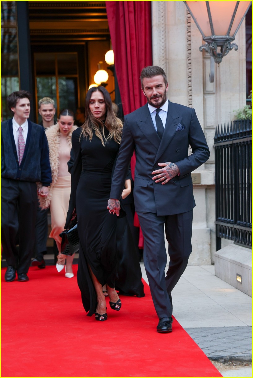 David & Victoria Beckham Put on United Front with 3 of Their Kids After ...