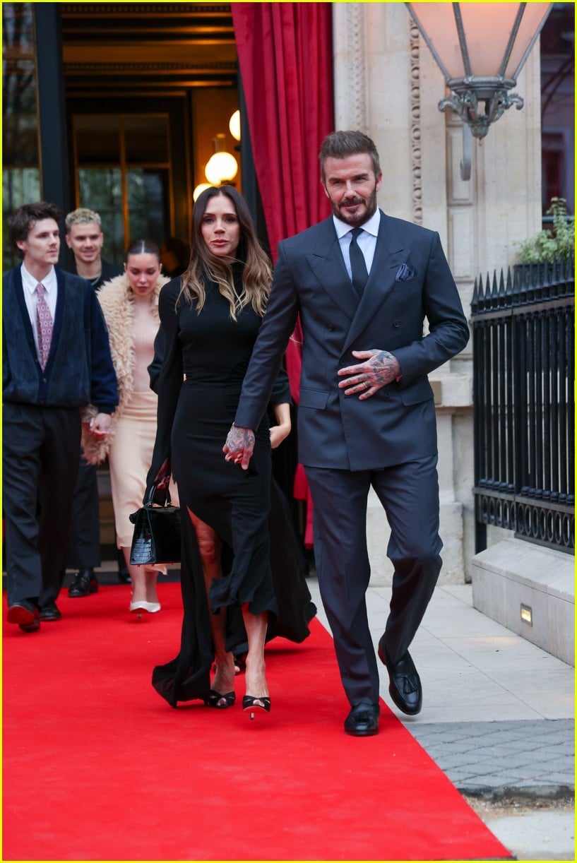 David & Victoria Beckham Put on United Front with 3 of Their Kids After ...