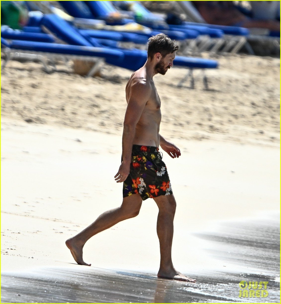 Calvin Harris Hits the Beach with Wife Vick Hope During Barbados ...