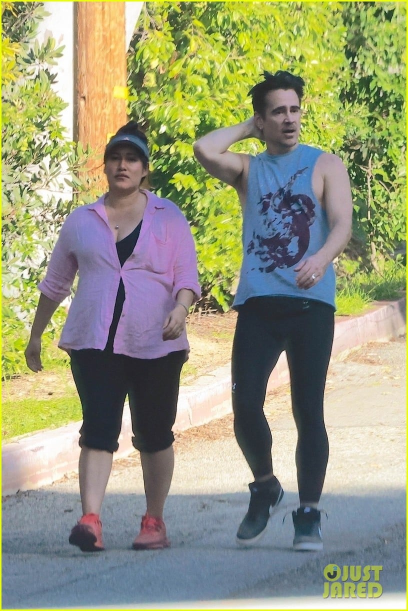 Colin Farrell Catches Up with 'New World' Co-Star Q'Orianka Kilcher ...