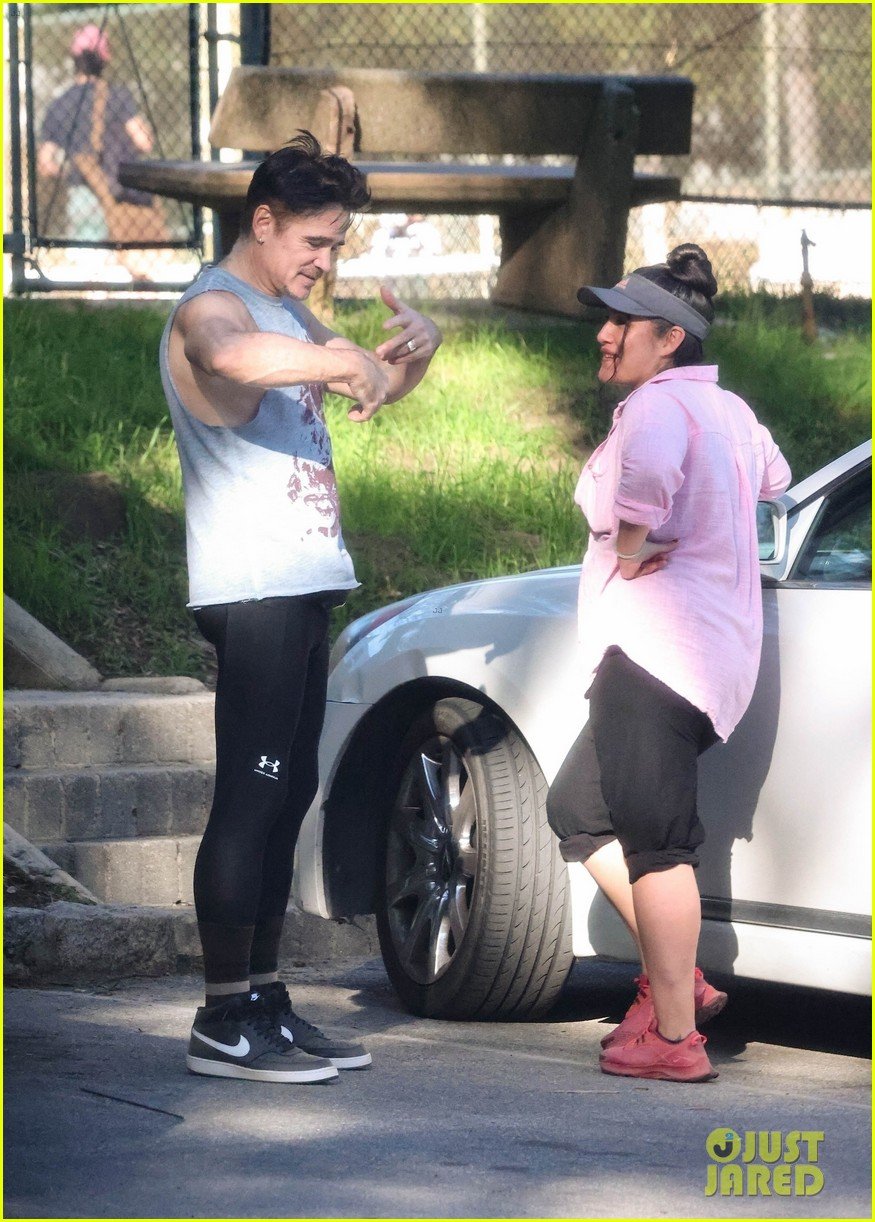 Colin Farrell Catches Up with 'New World' Co-Star Q'Orianka Kilcher ...