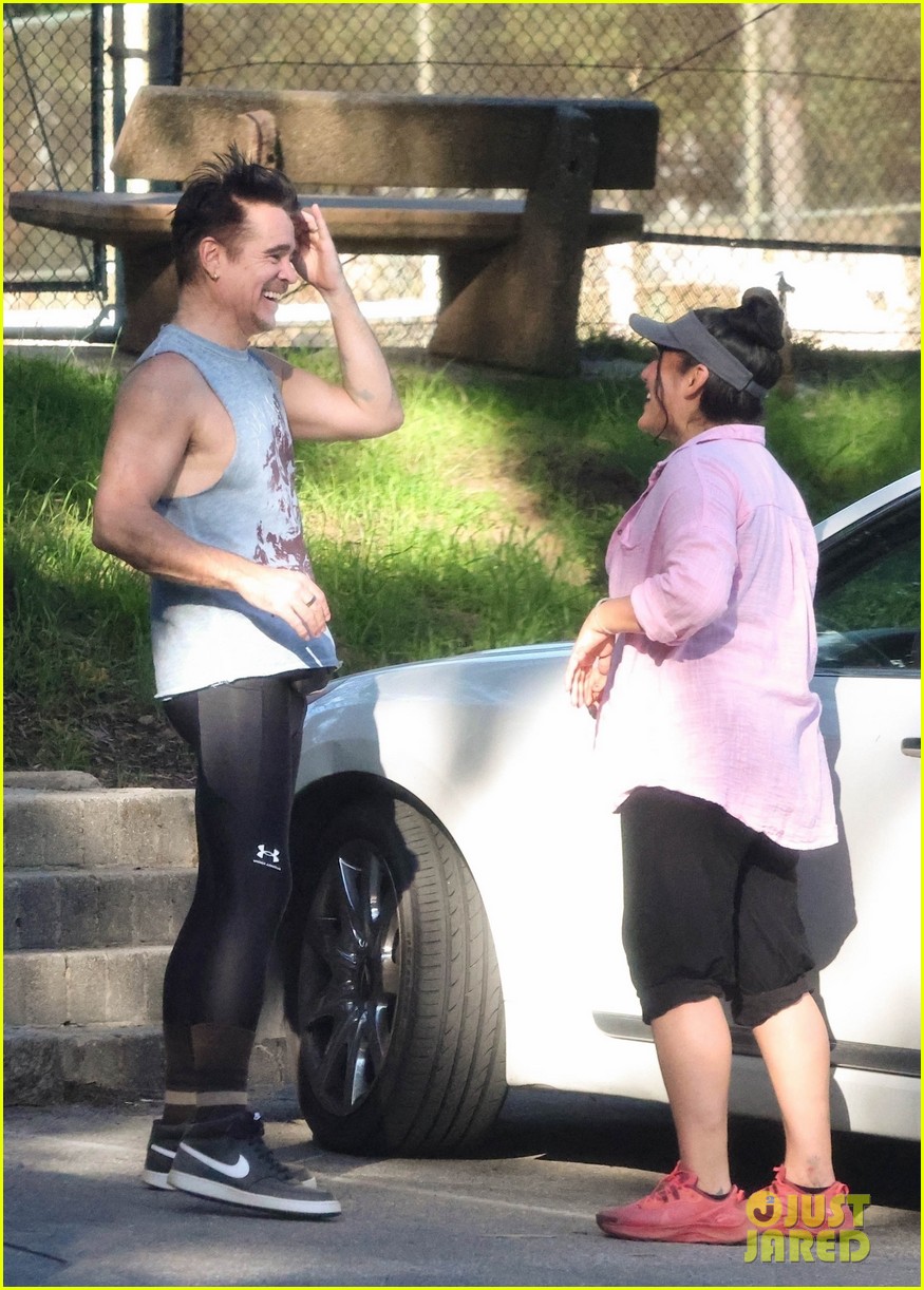 Colin Farrell Catches Up with 'New World' Co-Star Q'Orianka Kilcher ...