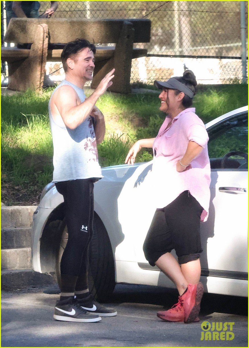 Colin Farrell Catches Up with 'New World' Co-Star Q'Orianka Kilcher ...