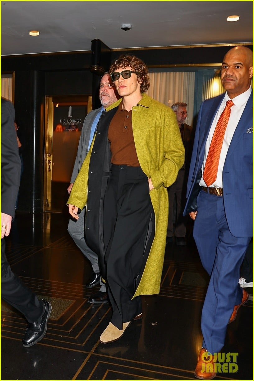 Connor Storrie Is All Smiles While Arriving For 'Late Night' Debut ...