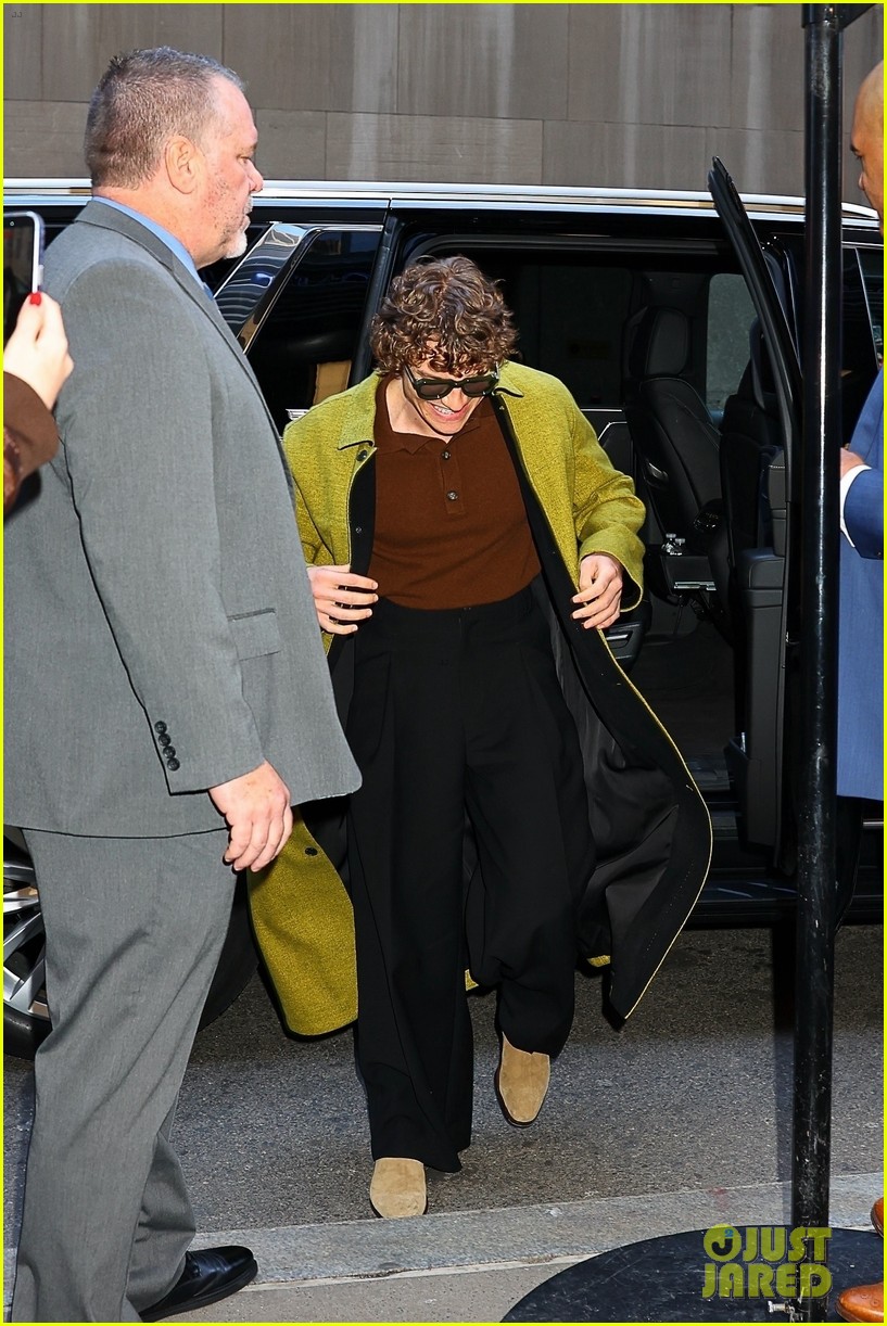 Connor Storrie Is All Smiles While Arriving For 'Late Night' Debut ...