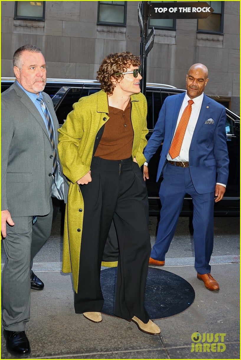 Connor Storrie Is All Smiles While Arriving For 'Late Night' Debut ...