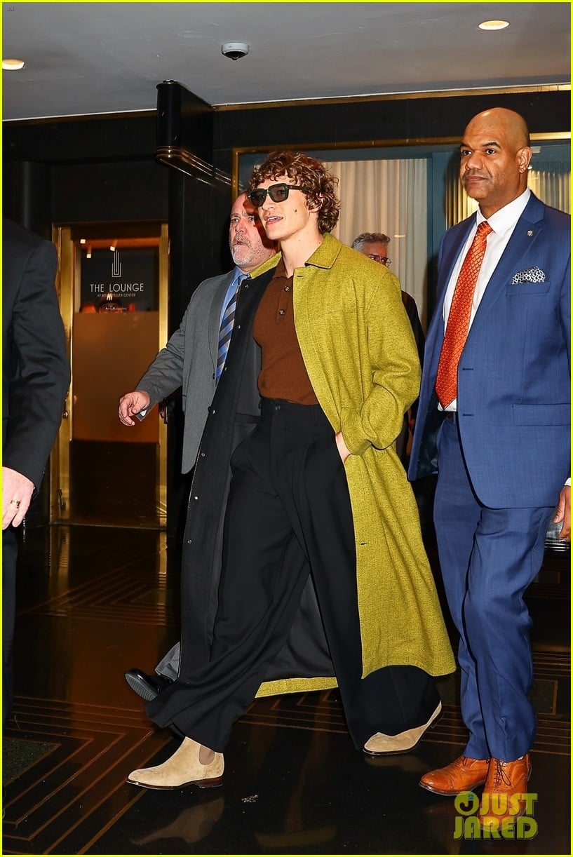 Connor Storrie Is All Smiles While Arriving For 'Late Night' Debut ...