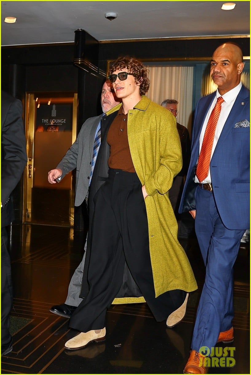 Connor Storrie Is All Smiles While Arriving For 'Late Night' Debut ...