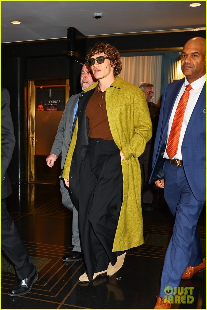 Connor Storrie Is All Smiles While Arriving For 'Late Night' Debut ...