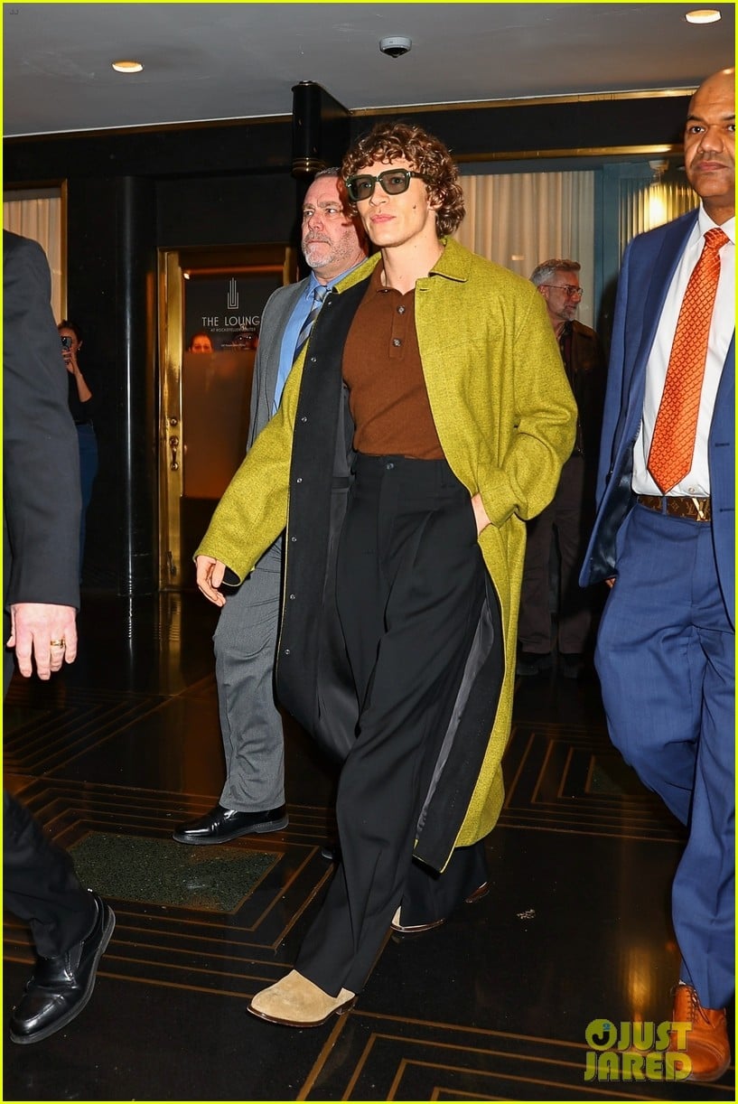 Connor Storrie Is All Smiles While Arriving For 'Late Night' Debut ...