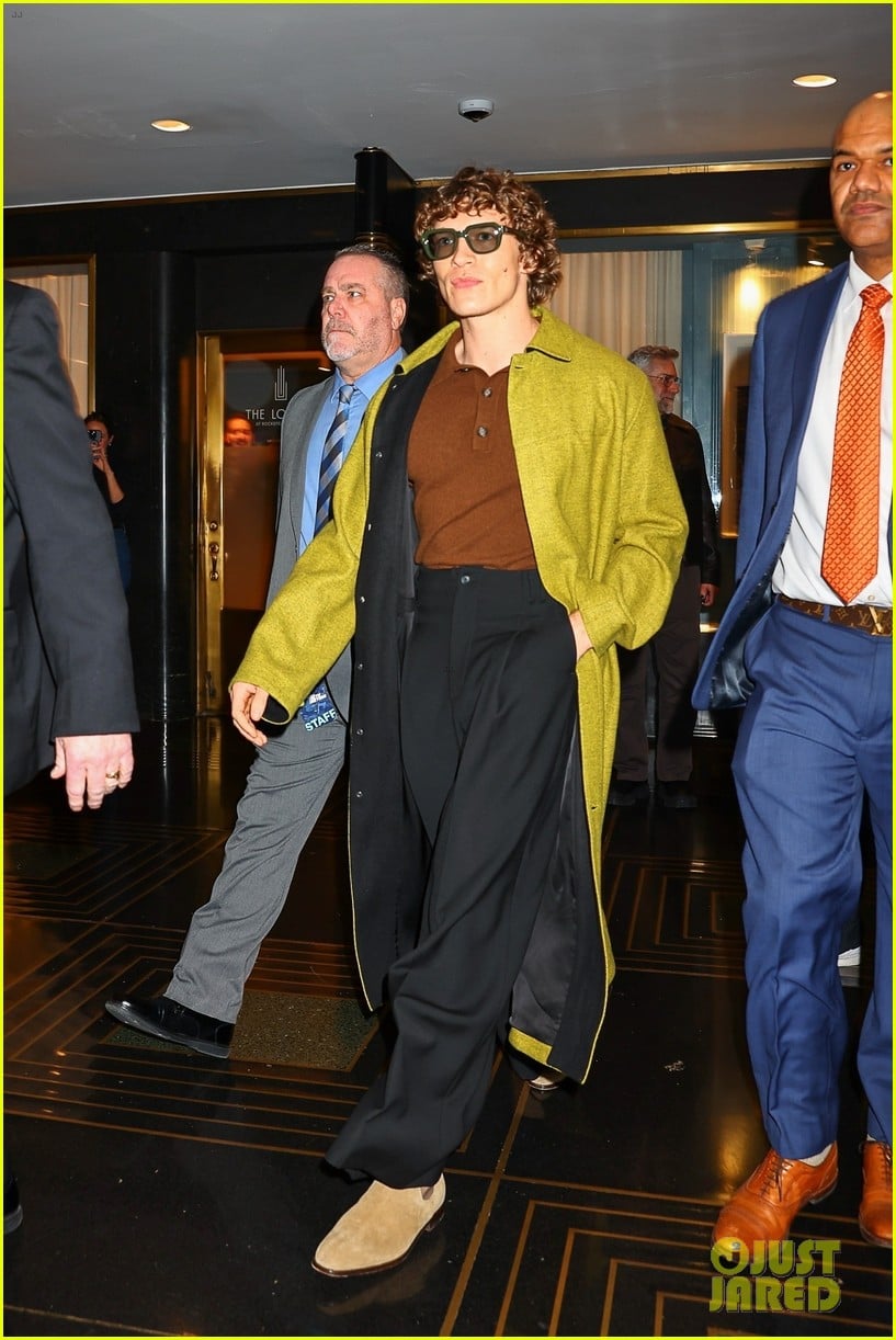 Connor Storrie Is All Smiles While Arriving For 'Late Night' Debut ...