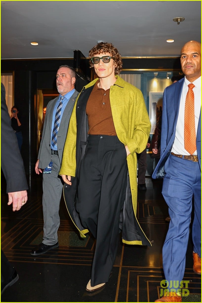 Connor Storrie Is All Smiles While Arriving For 'Late Night' Debut ...