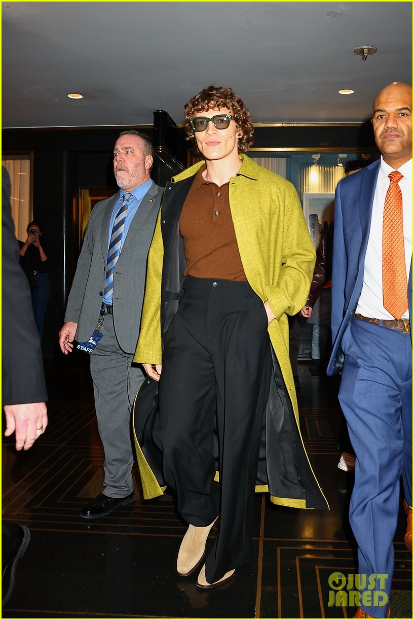 Connor Storrie Is All Smiles While Arriving For 'Late Night' Debut ...