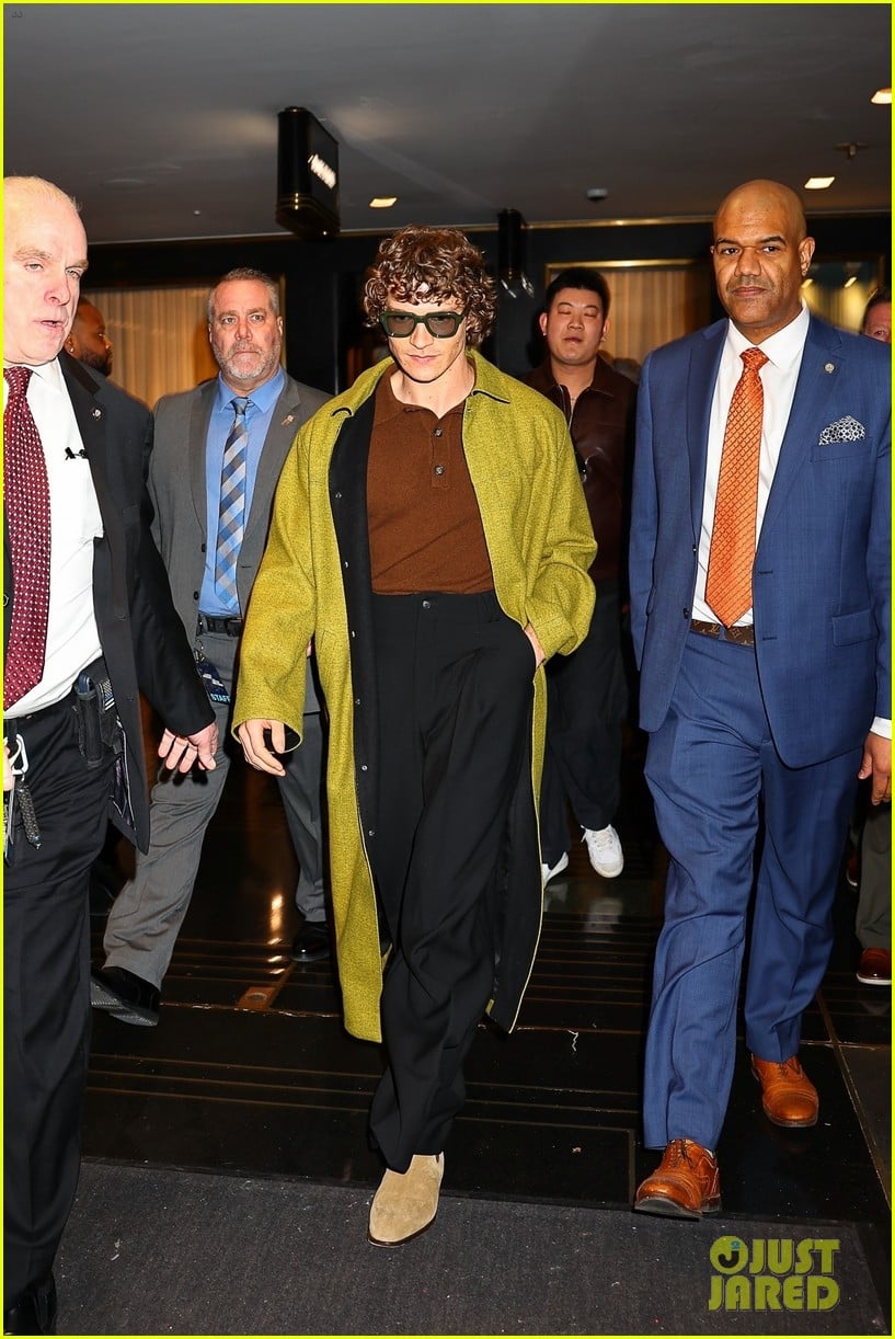 Connor Storrie Is All Smiles While Arriving For 'Late Night' Debut ...