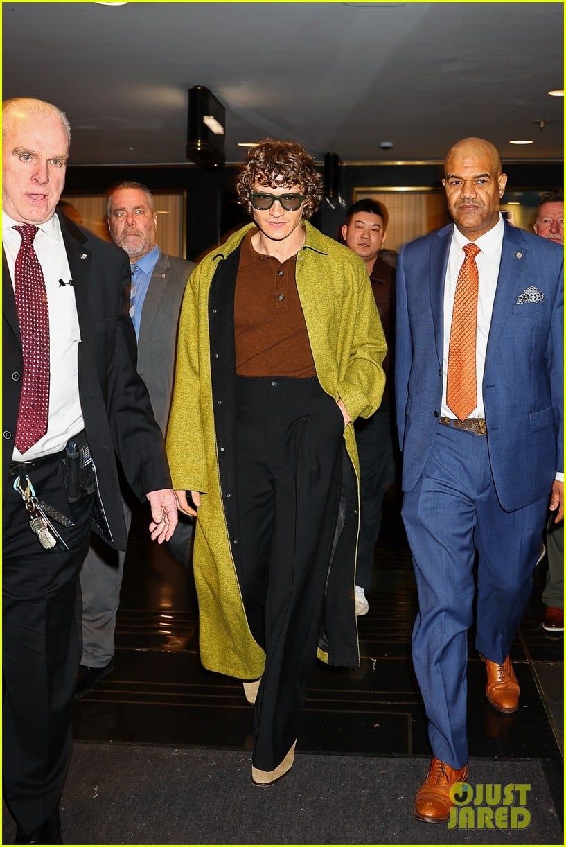 Connor Storrie Is All Smiles While Arriving For 'Late Night' Debut ...