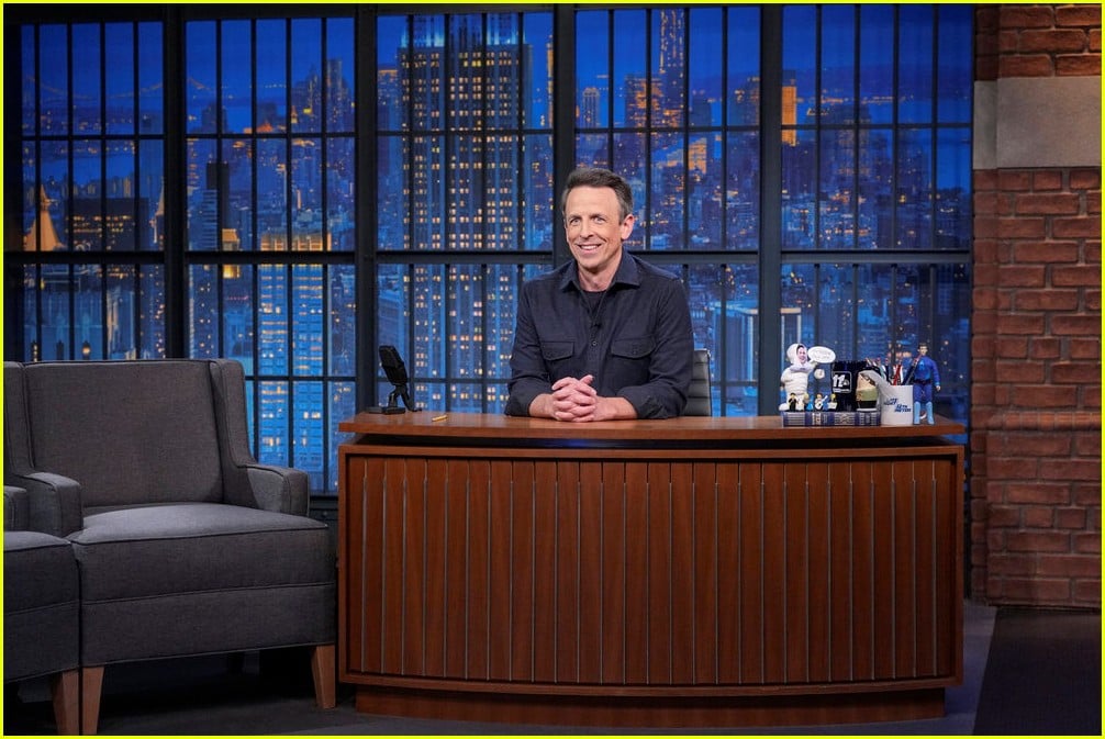 Connor Storrie Makes Late Night TV Debut on Seth Meyers, Talks Steamy 'Heated Rivalry' Scenes ...