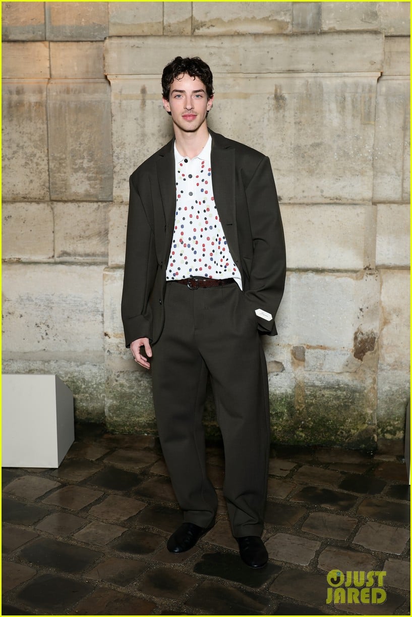 Elton John & David Furnish Make Rare Public Appearance at Jacquemus ...