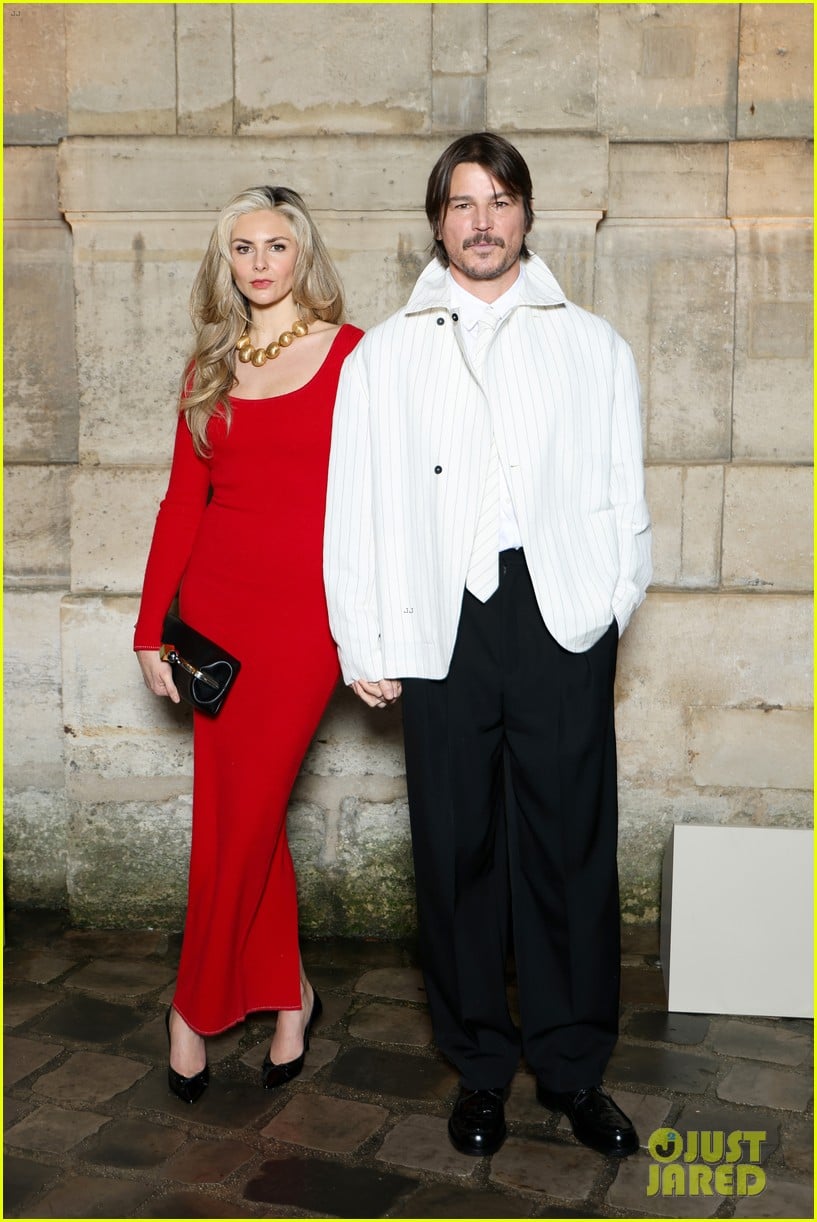 Elton John & David Furnish Make Rare Public Appearance at Jacquemus ...