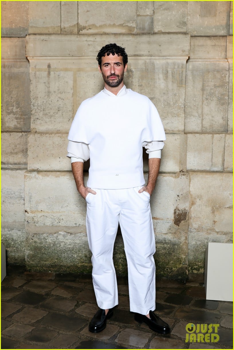 Elton John & David Furnish Make Rare Public Appearance at Jacquemus ...