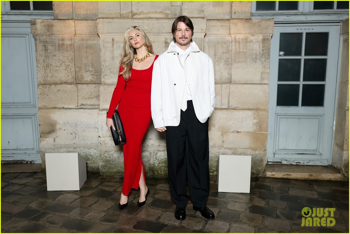 Elton John & David Furnish Make Rare Public Appearance at Jacquemus ...