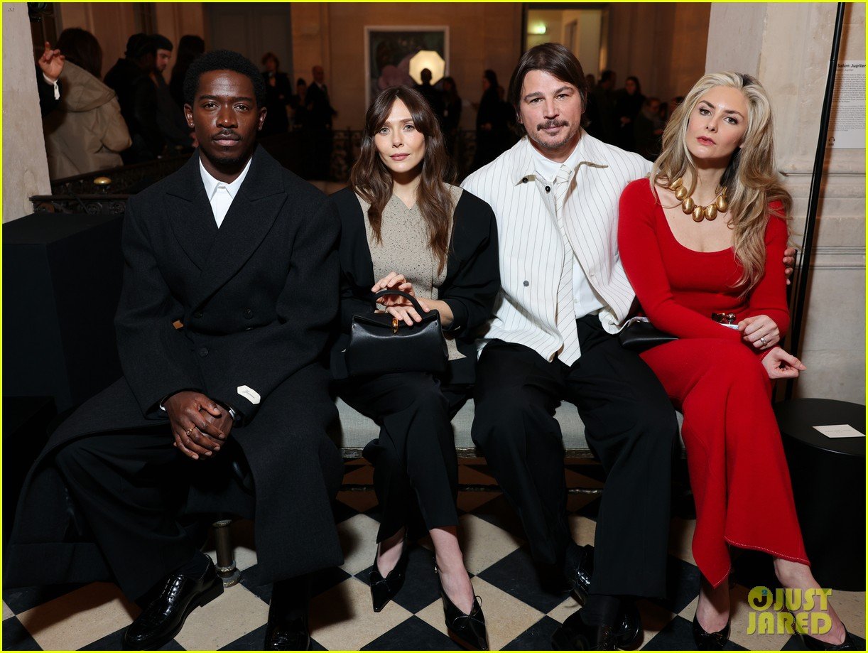 Elton John & David Furnish Make Rare Public Appearance at Jacquemus ...