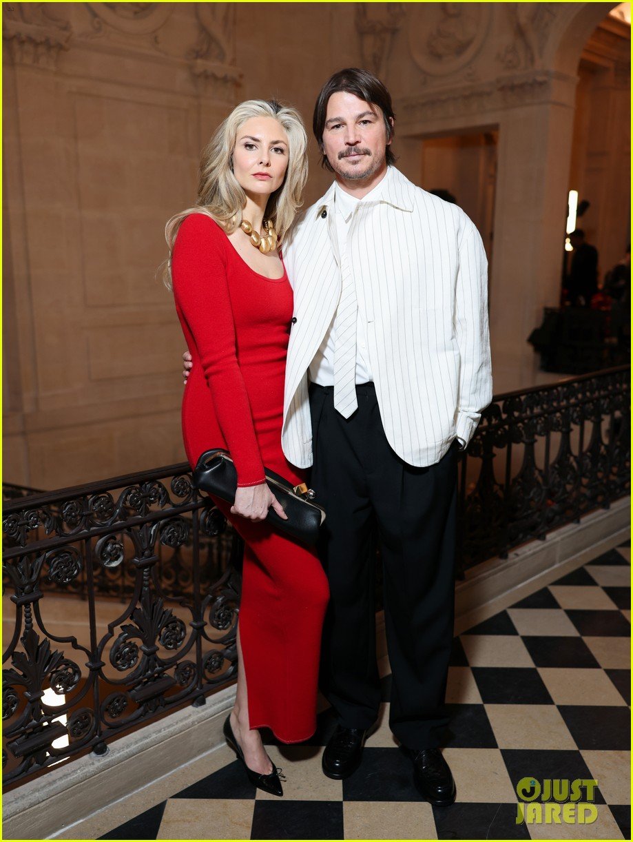 Elton John & David Furnish Make Rare Public Appearance at Jacquemus ...