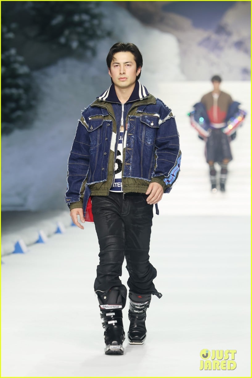 Heated Rivalry's Hudson Williams Makes Runway Debut, Opens Dsquared2 at ...