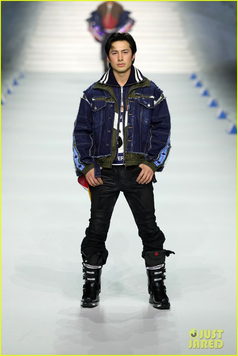 Heated Rivalry's Hudson Williams Makes Runway Debut, Opens Dsquared2 at ...