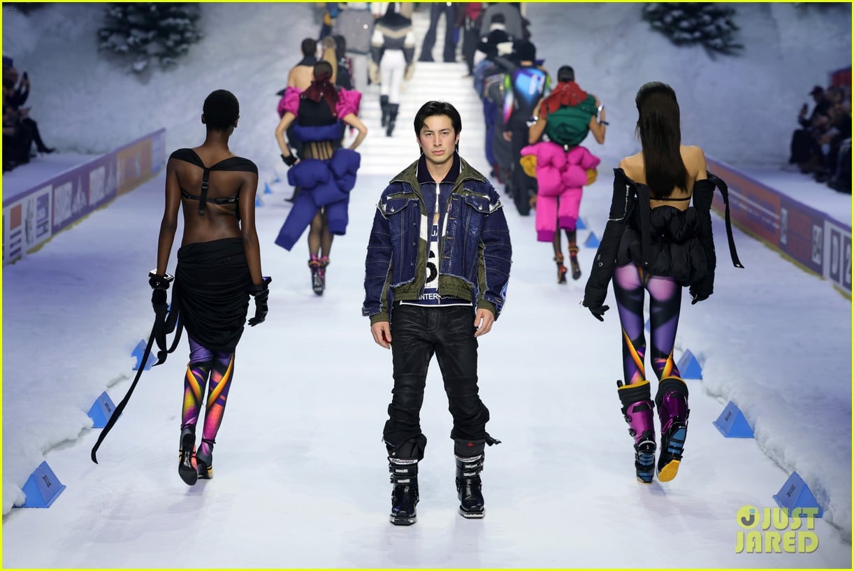 Heated Rivalry's Hudson Williams Makes Runway Debut, Opens Dsquared2 at ...