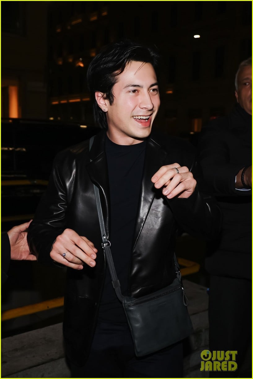 Hudson Williams Shops at Giorgio Armani During Milan Fashion Week ...