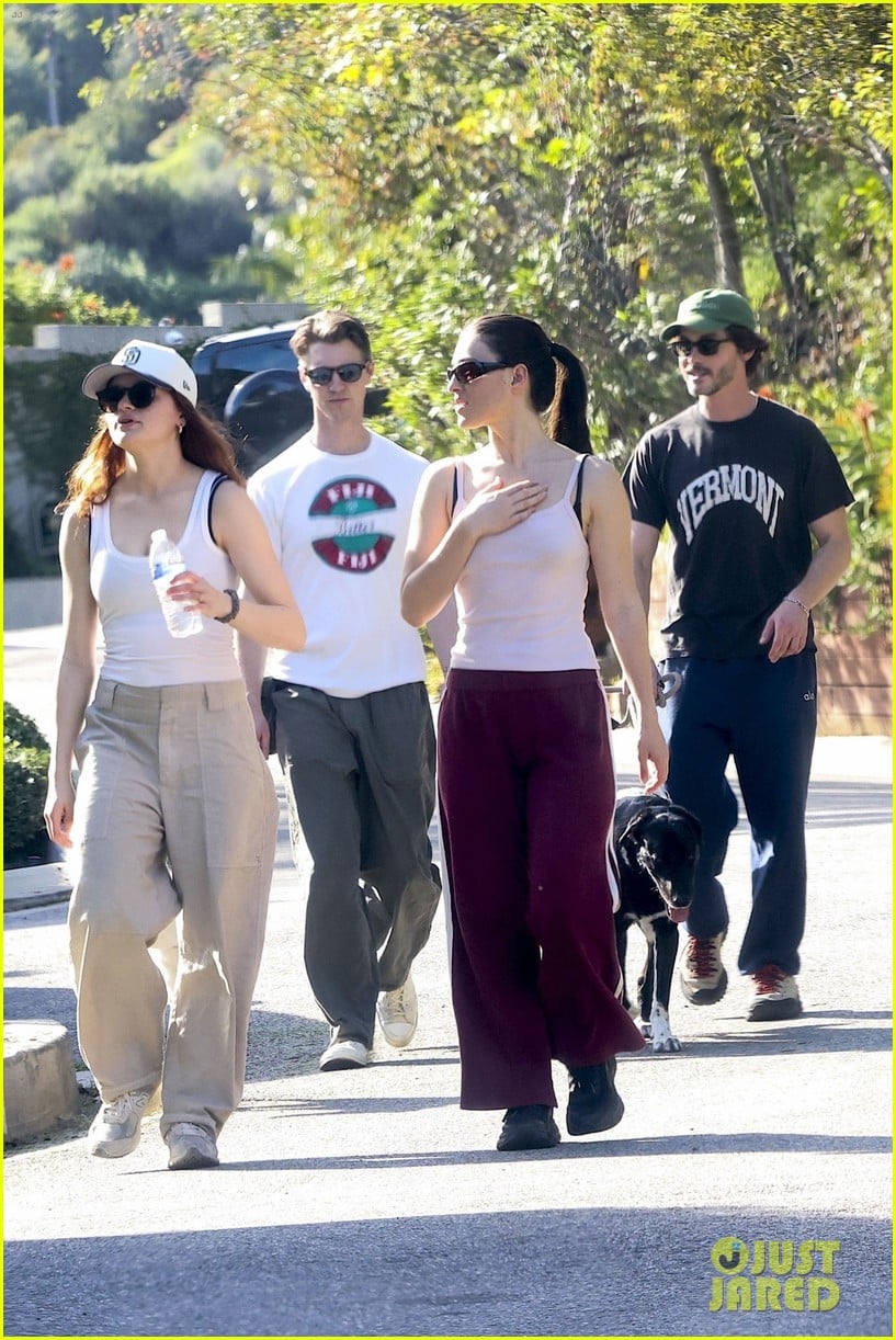 Joey King & Logan Lerman Spotted on Dog Walk Double Date: Photo 5271424 ...