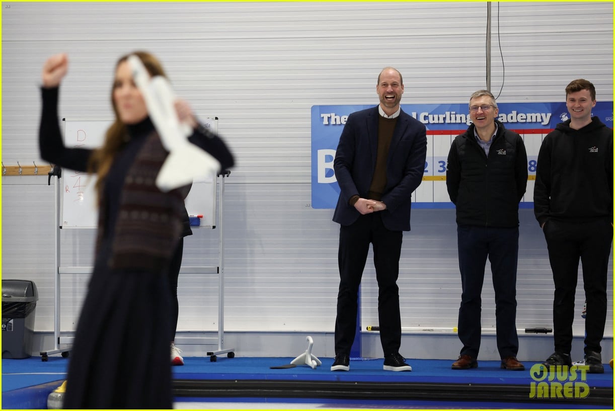 Kate Middleton & Prince William Compete in a Friendly Curling Match ...