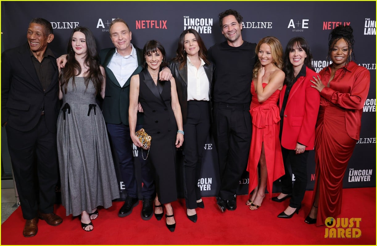 Manuel Garcia-Rulfo & Neve Campbell Attend 'Lincoln Lawyer' Season 4 ...