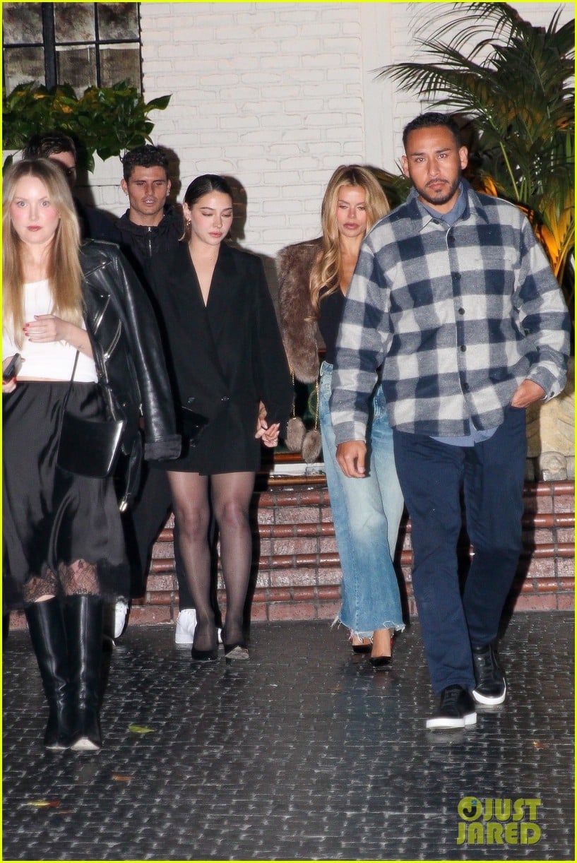 Madelyn Cline & Brooks Nader Hold Hands On Weekend Girls Night Out ...